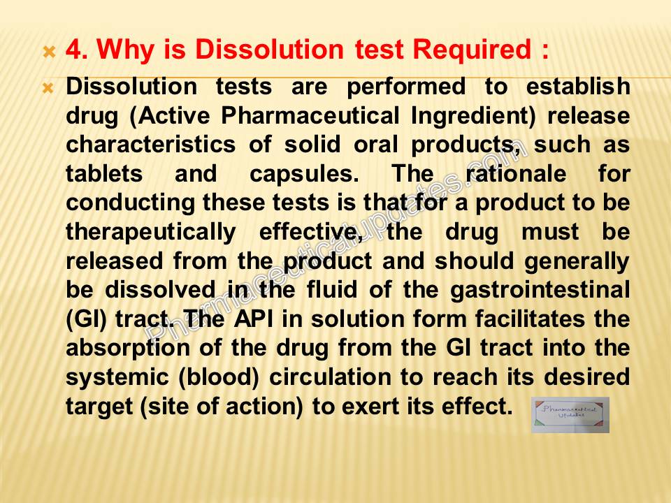 Dissolution Test Basic Questions and Answers – Pharmaceutical Updates