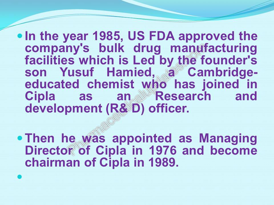 Journey of Cipla Pharmaceutical – Pharmaceutical Updates