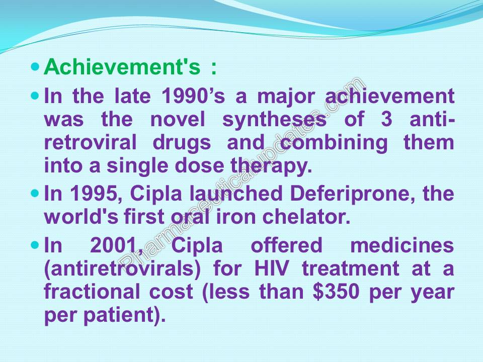 Journey of Cipla Pharmaceutical – Pharmaceutical Updates