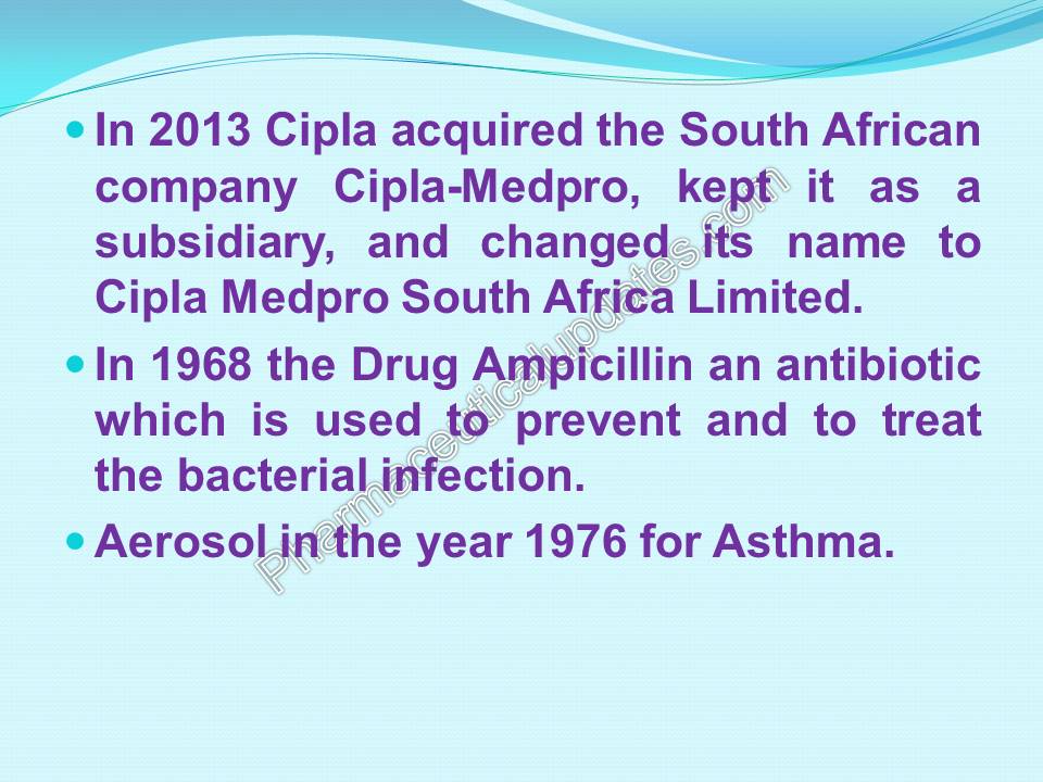 Journey of Cipla Pharmaceutical – Pharmaceutical Updates