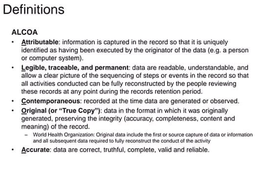 Principle of Data Integrity – Pharmaceutical Updates