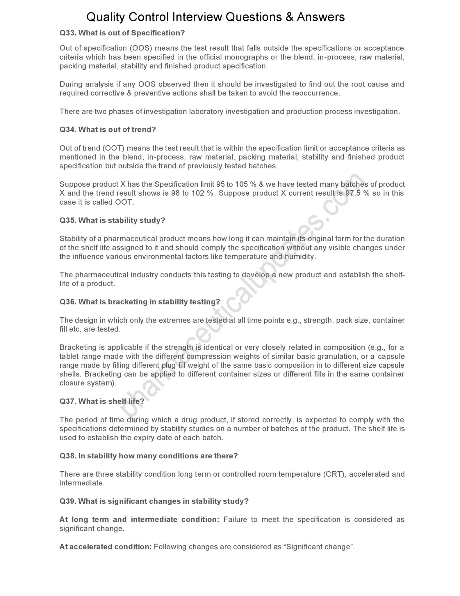 70 Pharmaceutical Quality Control Interview Questions & Answers ...