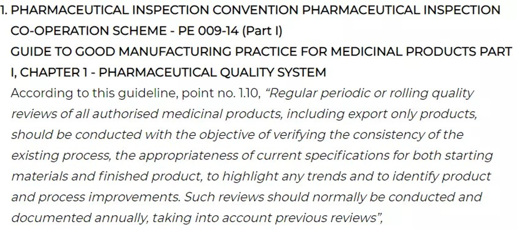 Annual Product Quality Review (APQR) – Pharmaceutical Updates