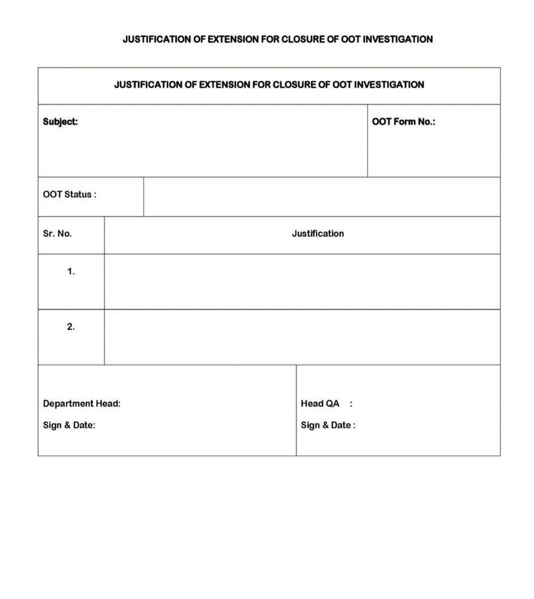 Investigating and Handling of Out Of Trend (OOT) Test Results ...